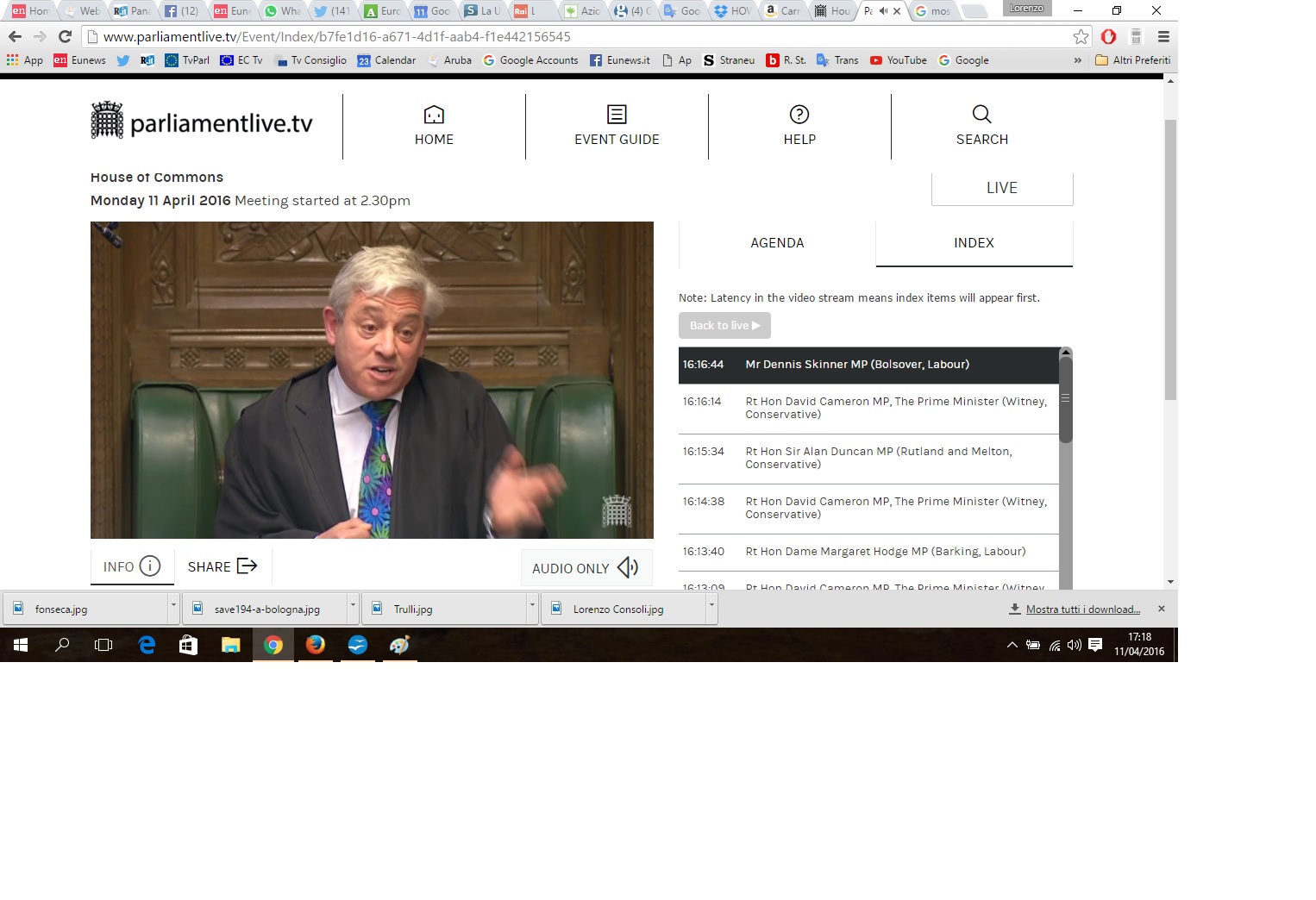 John Bercow - Eunews