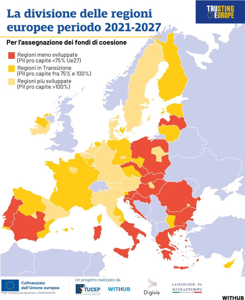 L’assegnazione dei fondi coesione nel periodo 2014-2020: l’infografica ...