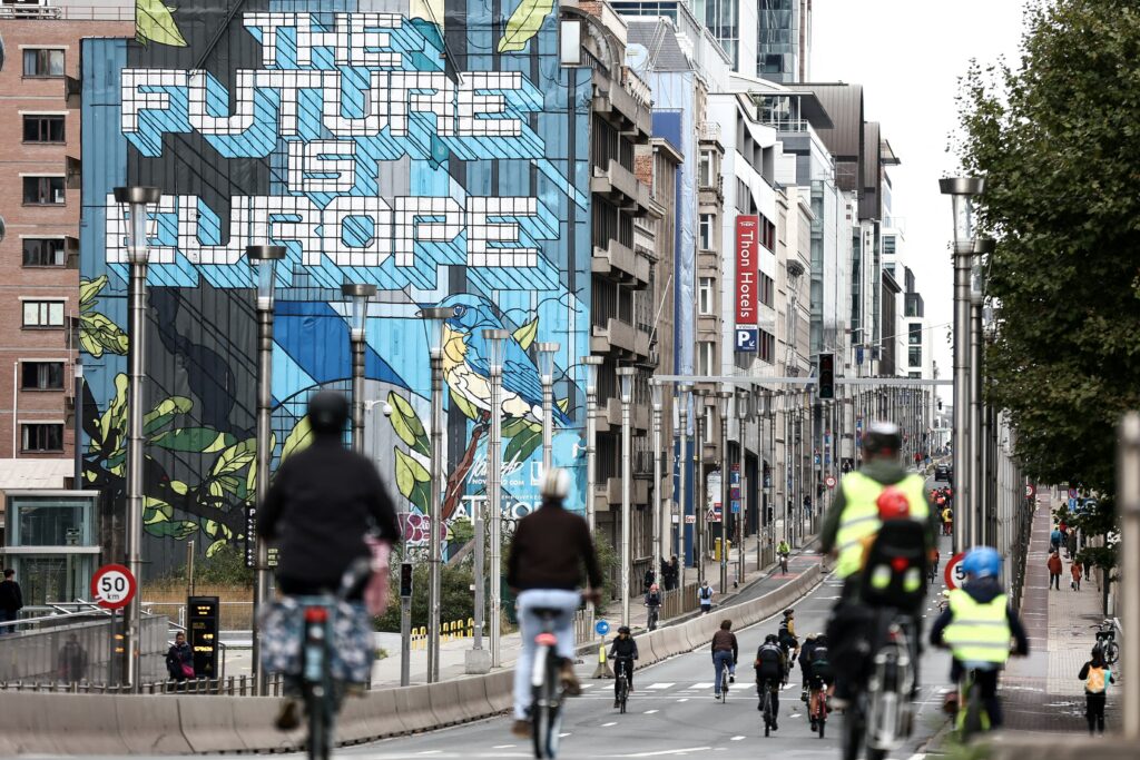 BELGIUM-ENVIRONMENT-TRANSPORT-POLLUTION-BIKE - Eunews