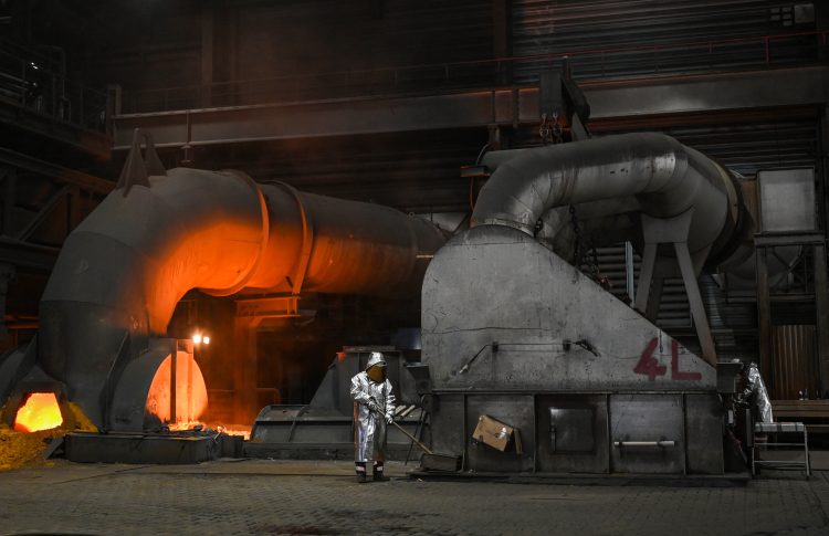 GERMANY-INDUSTRY-MANUFACTURING-STEEL - Eunews