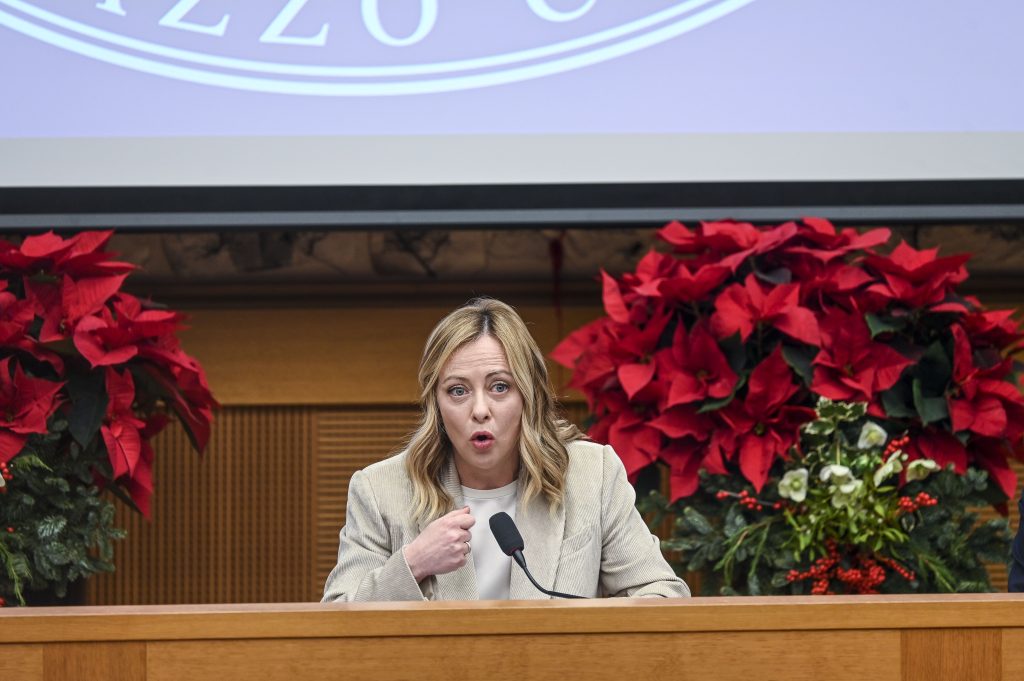 CONFERENZA STAMPA DELLA PREMIER MELONI - Eunews