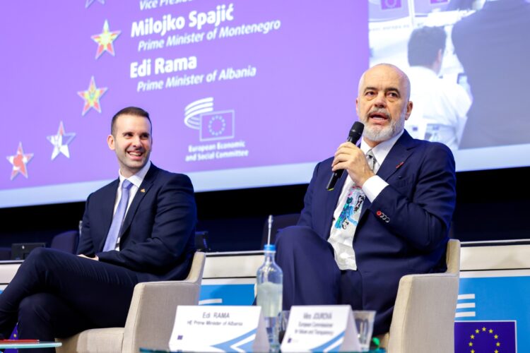 Edi Rama Milojko Spajić Montenegro Albania Ue - Eunews