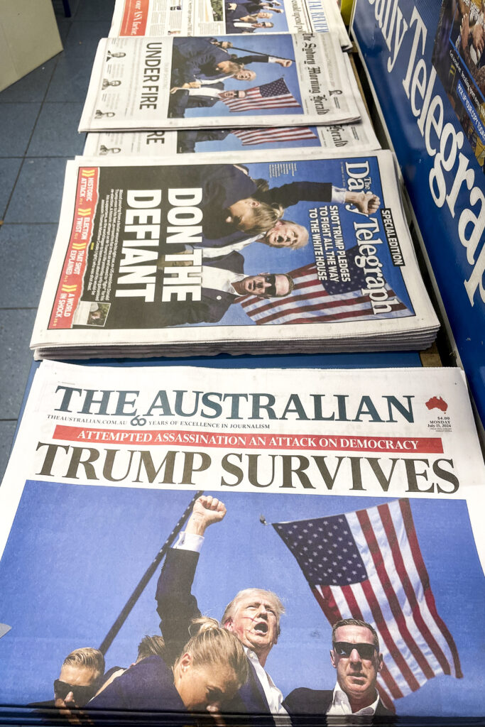 AUSTRALIA-US-POLITICS-TRUMP-NEWSPAPERS - Eunews